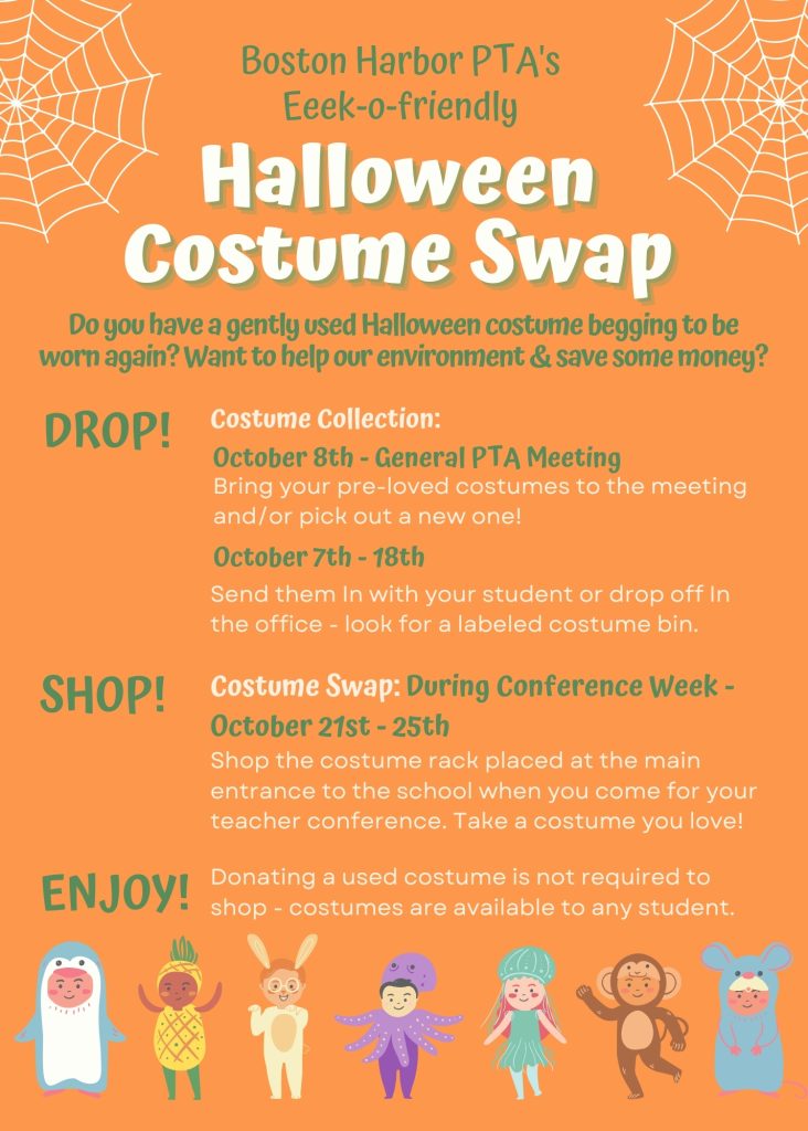 Halloween Costume Swap – Boston Harbor PTA